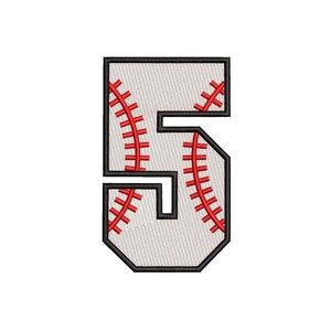 Baseball Font Embroidery Design, 7 Sizes, Embroidery Baseball ...