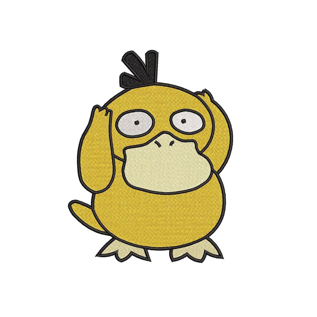 Pokemon Psyduck EMBROIDERY DESIGN Pokemon Psyduck Pokemon Embroidery ...