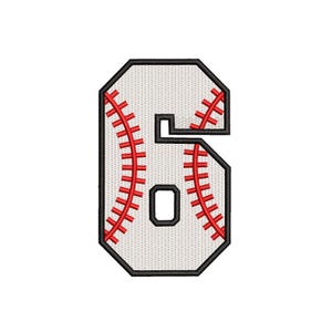 Baseball Font Embroidery Design, 7 Sizes, Embroidery Baseball ...