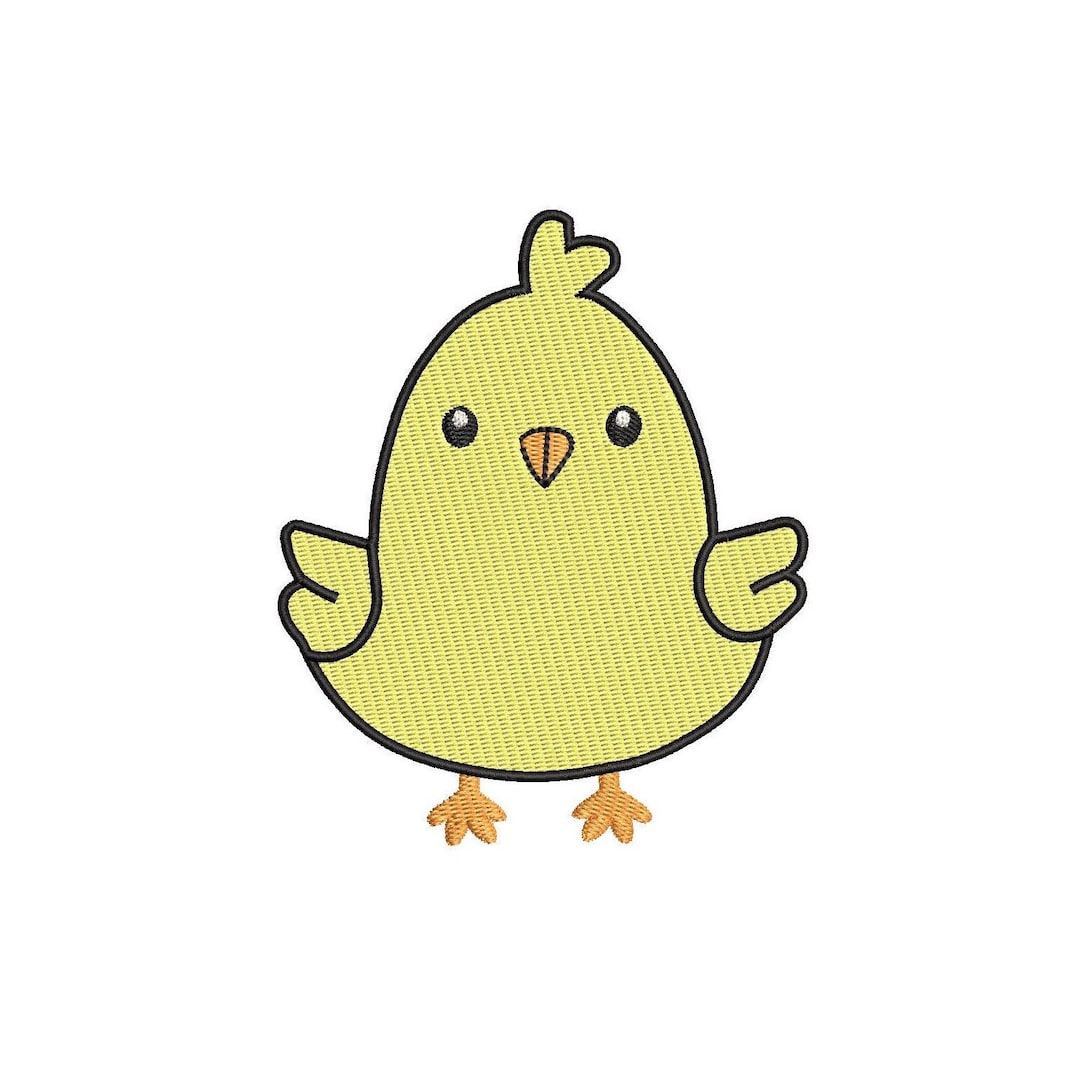 Cute Little Chicken EMBROIDERY DESIGN, Chicken Embroidery Design, Baby ...