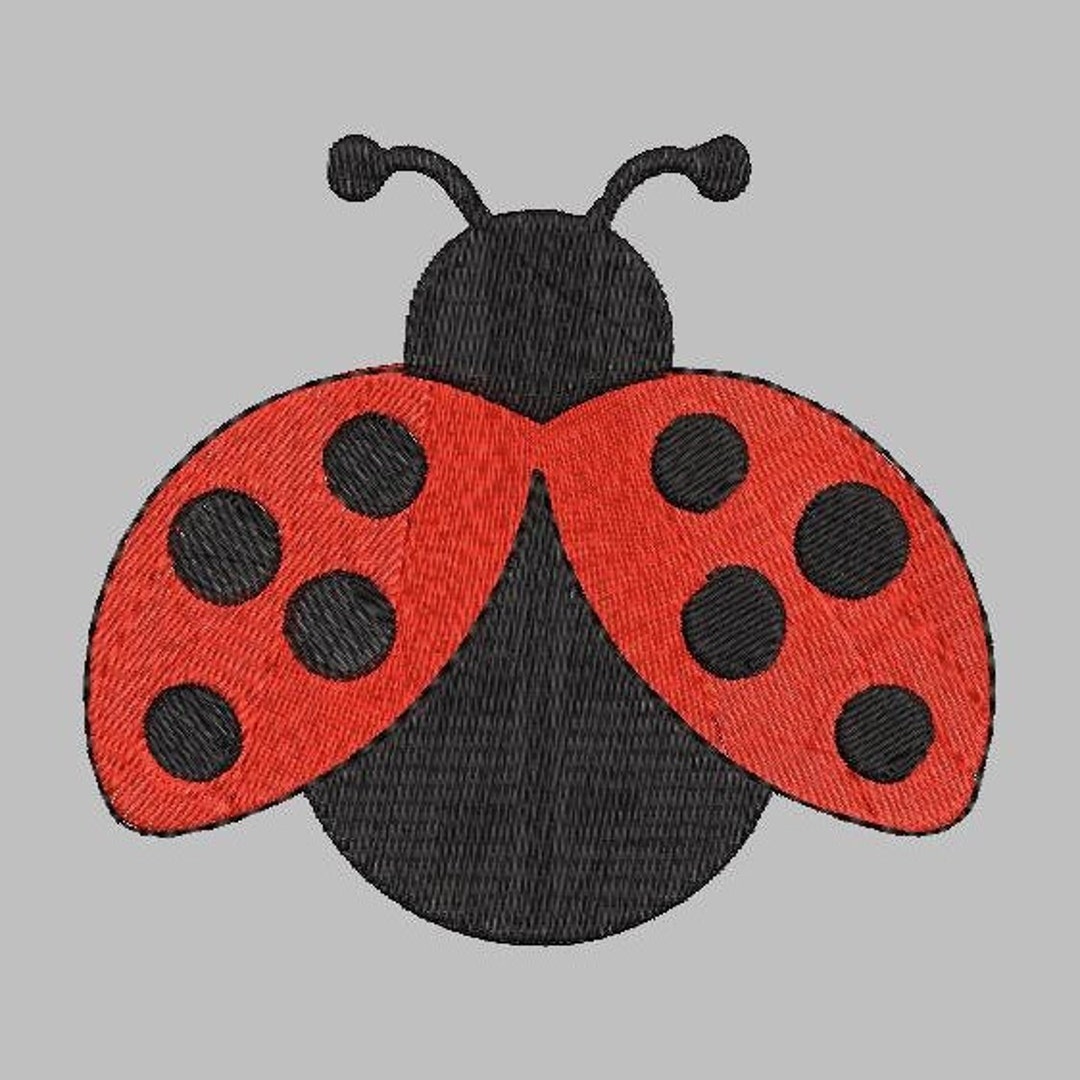 EMBROIDERY DESIGN LADYBUG - 4 Sizes #2 - Etsy