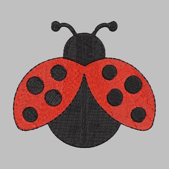 EMBROIDERY DESIGN LADYBUG - 4 Sizes #2 - Etsy
