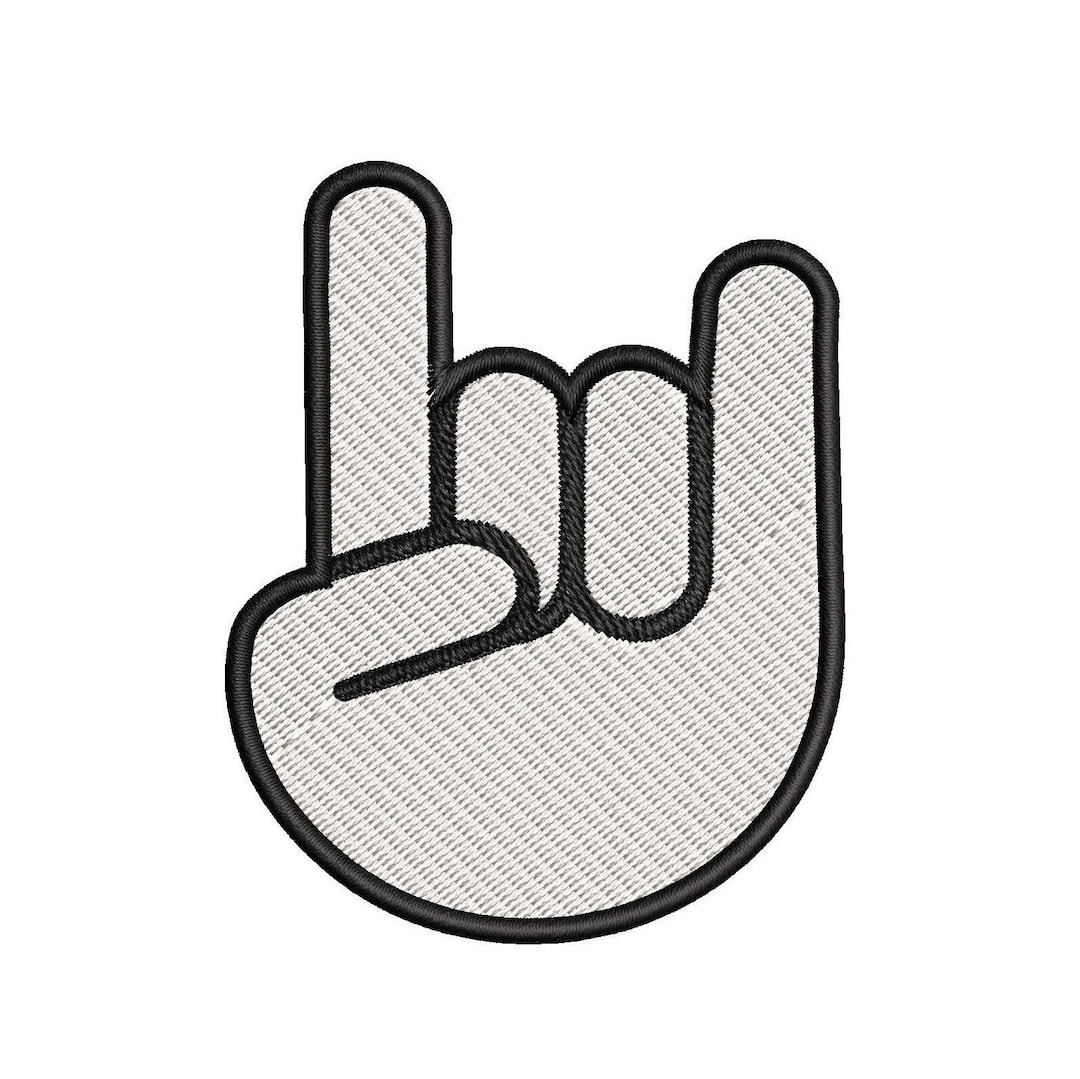 Embroidrey Design Rock Hand,embroidery DESIGN Hand - Etsy