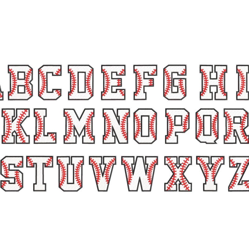 Baseball Embroidery - Etsy