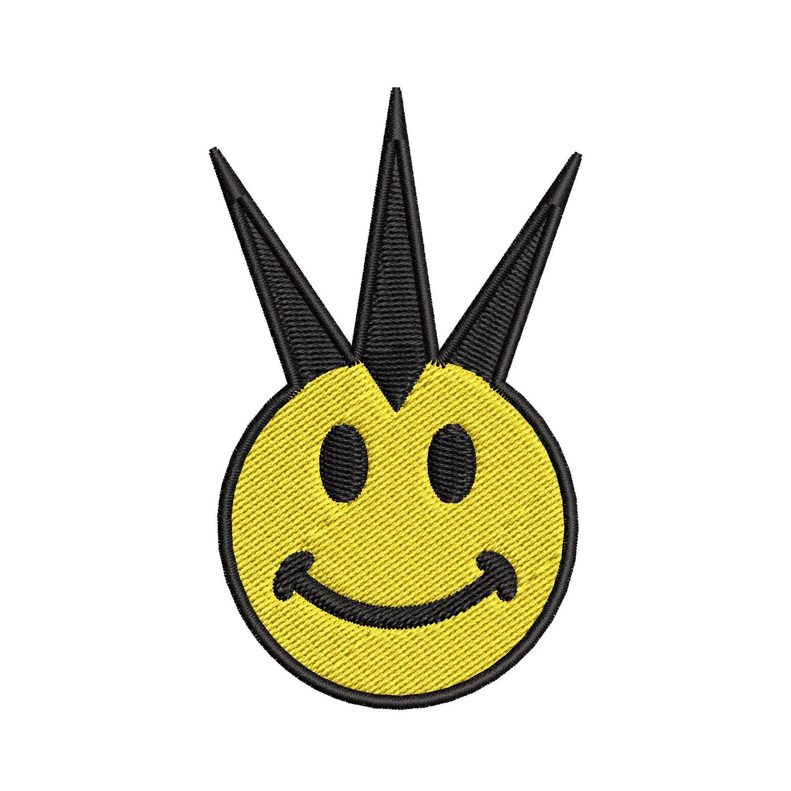 Embroidrey Design Emoji, Punk Emoji Face EMBROIDERY DESIGN, Emoji 4 - Etsy