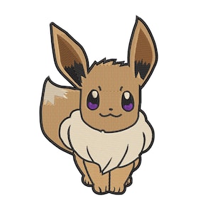 EMBROIDERY DESIGN Pokemon Eevee 4/sizes - Etsy