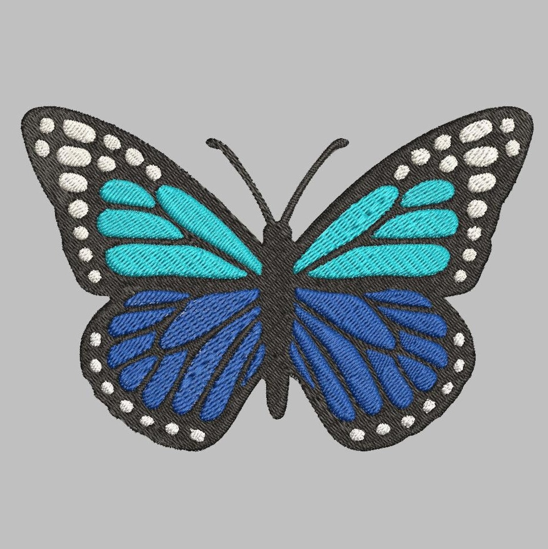 EMBROIDERY DESIGN BUTTERFLY - 5 Sizes #1 - Etsy