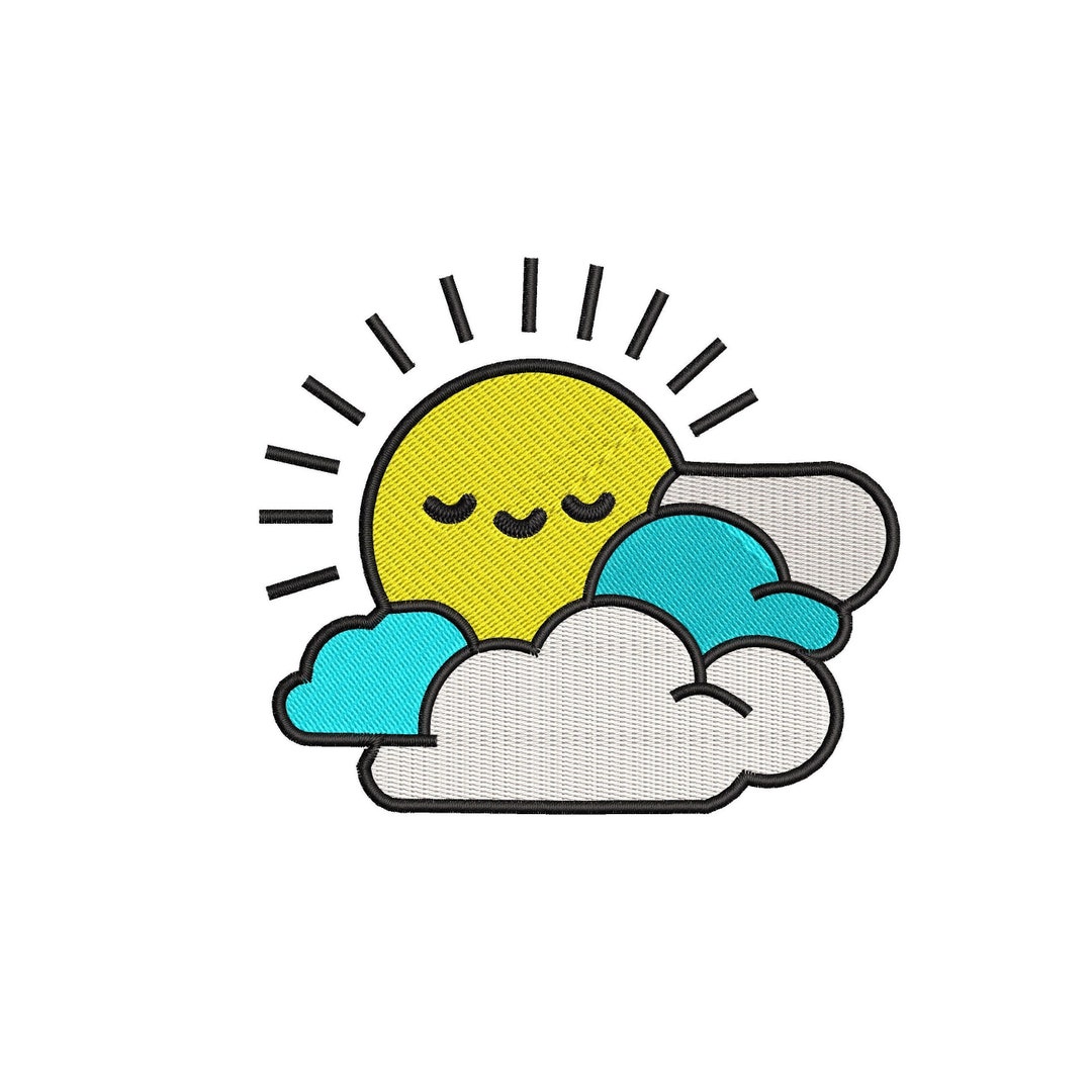 Sunshine EMBROIDERY DESIGN Files, Sun Embroidery Files, Patch Files ...