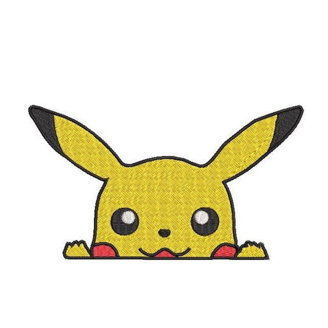 Pokemon Pikachu Embroidery Design File, Machine File, Pokemon Pikachu ...