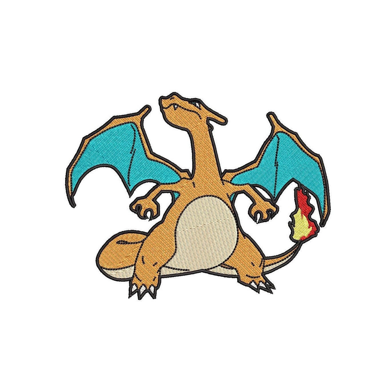 Charizard EMBROIDERY DESIGN Pokemon Charizard, Pokemon Charizard ...