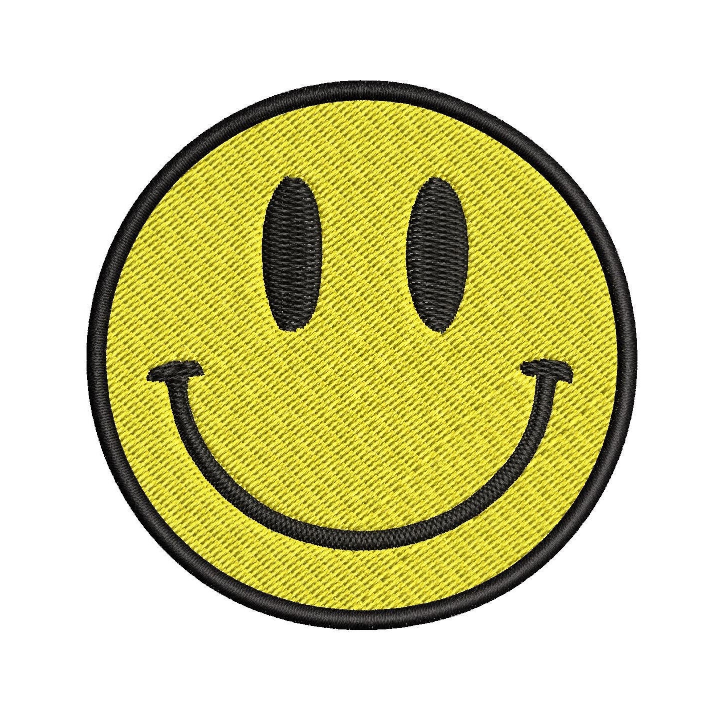 Emoji Smiley Face EMBROIDERY DESIGN Emoji 1 - Etsy