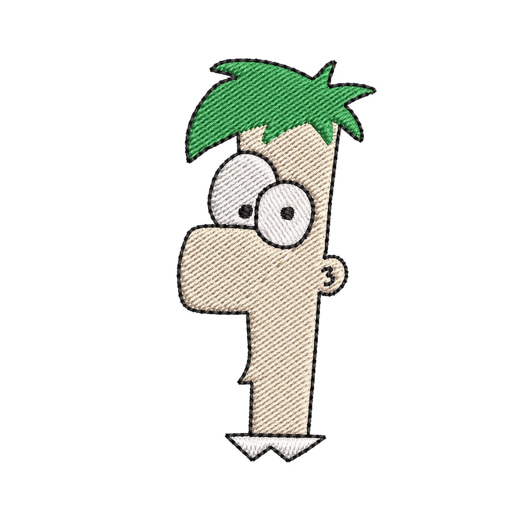 Ferb Embroidrey Desgn, Phineas and Ferb Embroidery Design #1 - Etsy