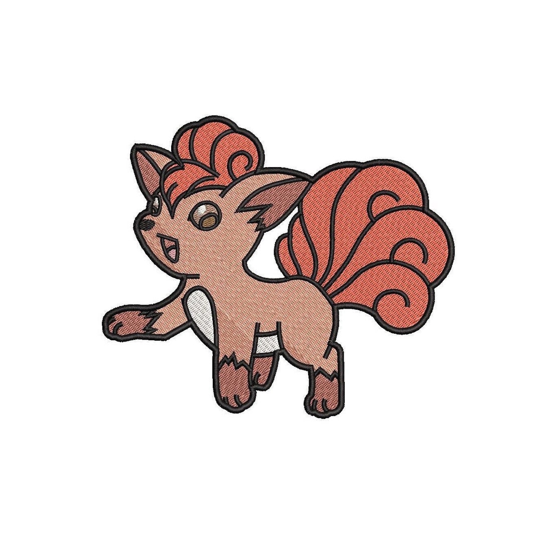 Pokemon Embroidery Design Pokemon Vulpix, Machine File, Pokemon Vulpix ...
