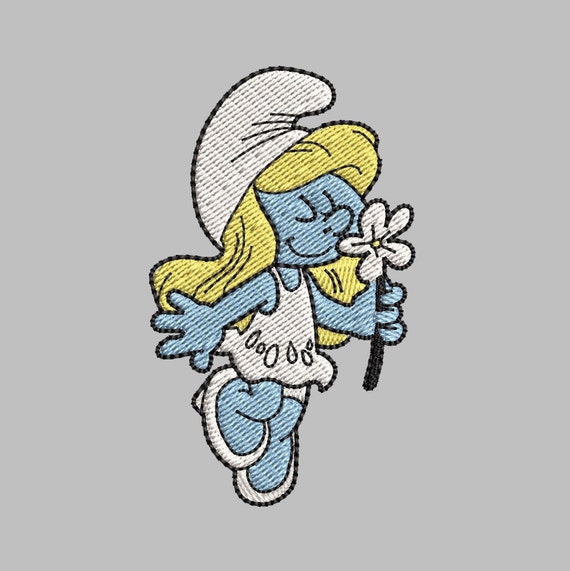 Smurfette Smurfs Embroidery Design 1 - Etsy