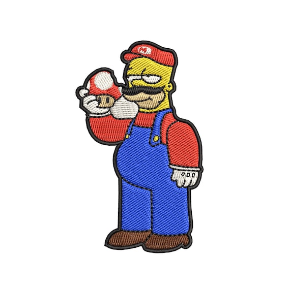 Super Mario Mushroom Embroidery Design 3 - Etsy