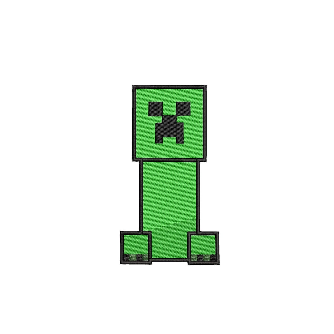 Embroidery Design Minecraft Creeper, Minecraft Creeper, Patch File ...