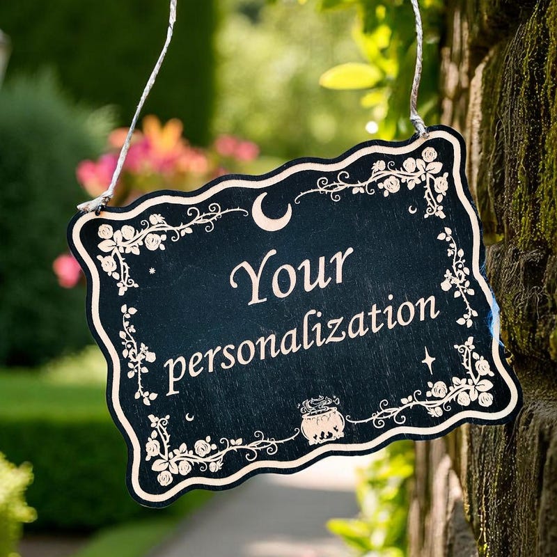 Custom Wood Signs Witchy - Etsy
