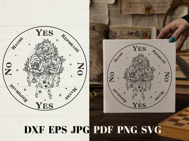 Pendulum Board Svg Altar Decor Svg Roses Svg Boho Svg - Etsy