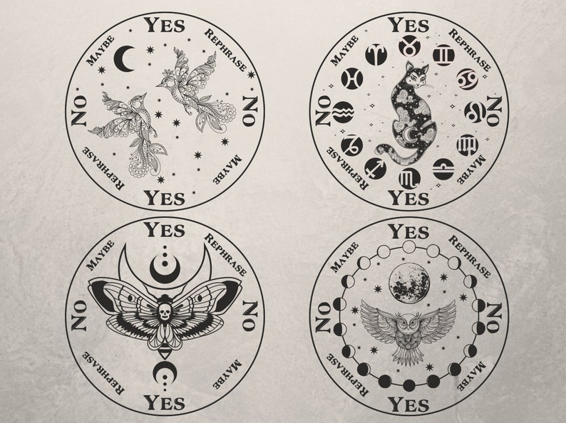 Pendulum Board Set Svg Svg Bundle Witch Board Svg Witch - Etsy