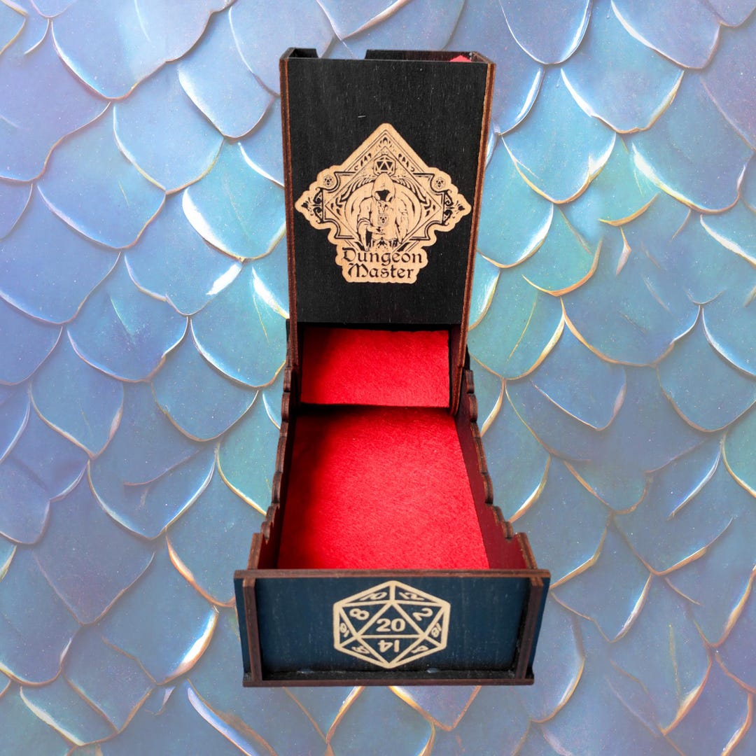 Dice Tower and Tray With Dungeon Master,portable RPG Accessory,dnd Gift ...