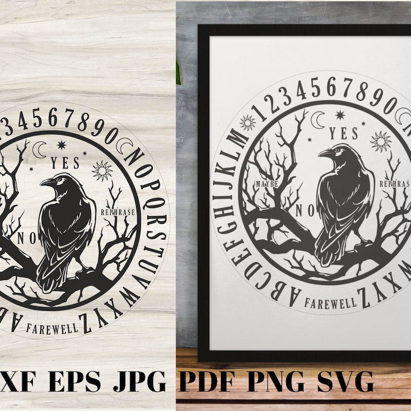 Spirit Board Raven - Etsy UK