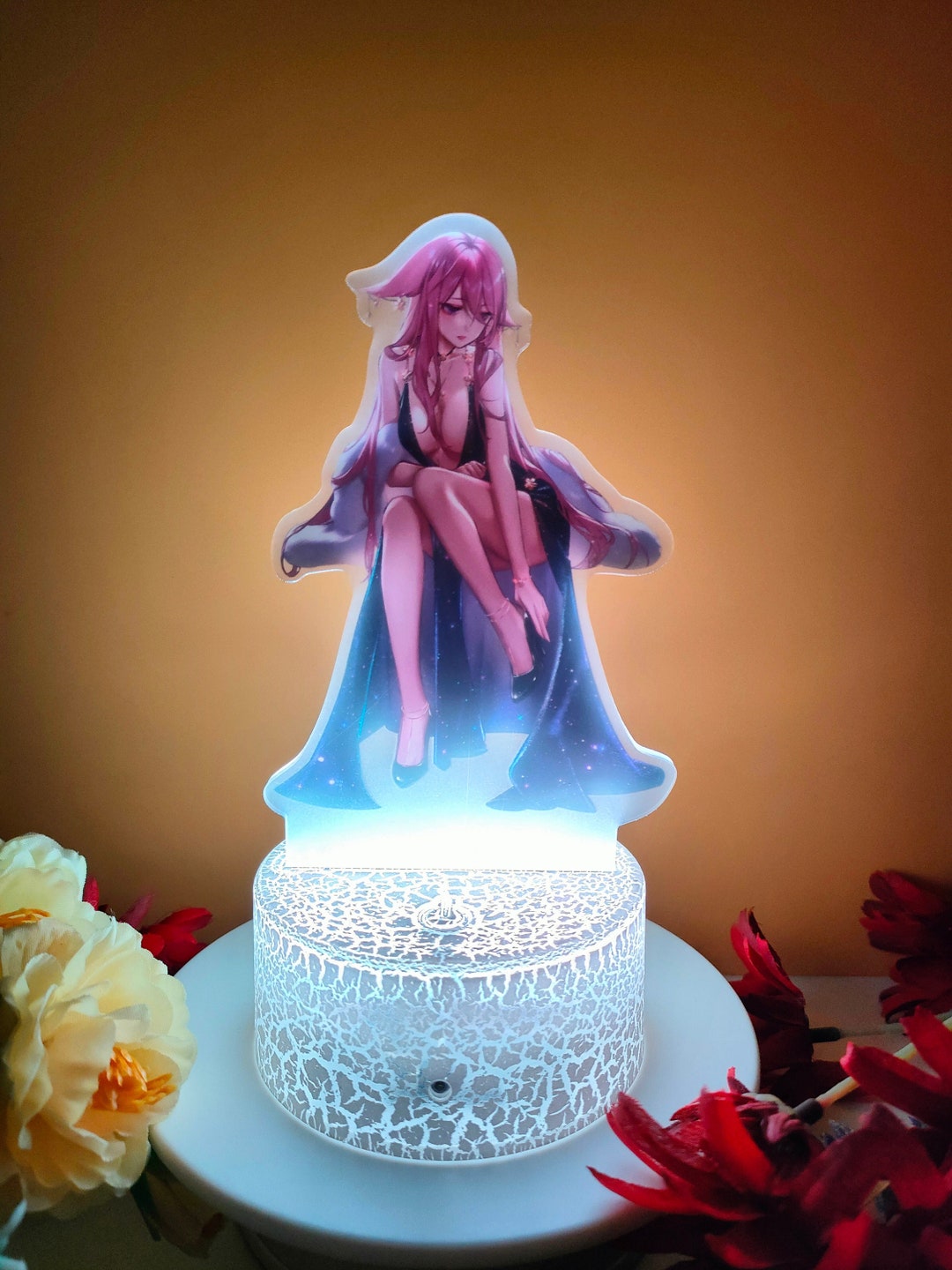 Genshin Impact Yae Miko Acrylic Custom Gaming Lamp Night Light LED ...