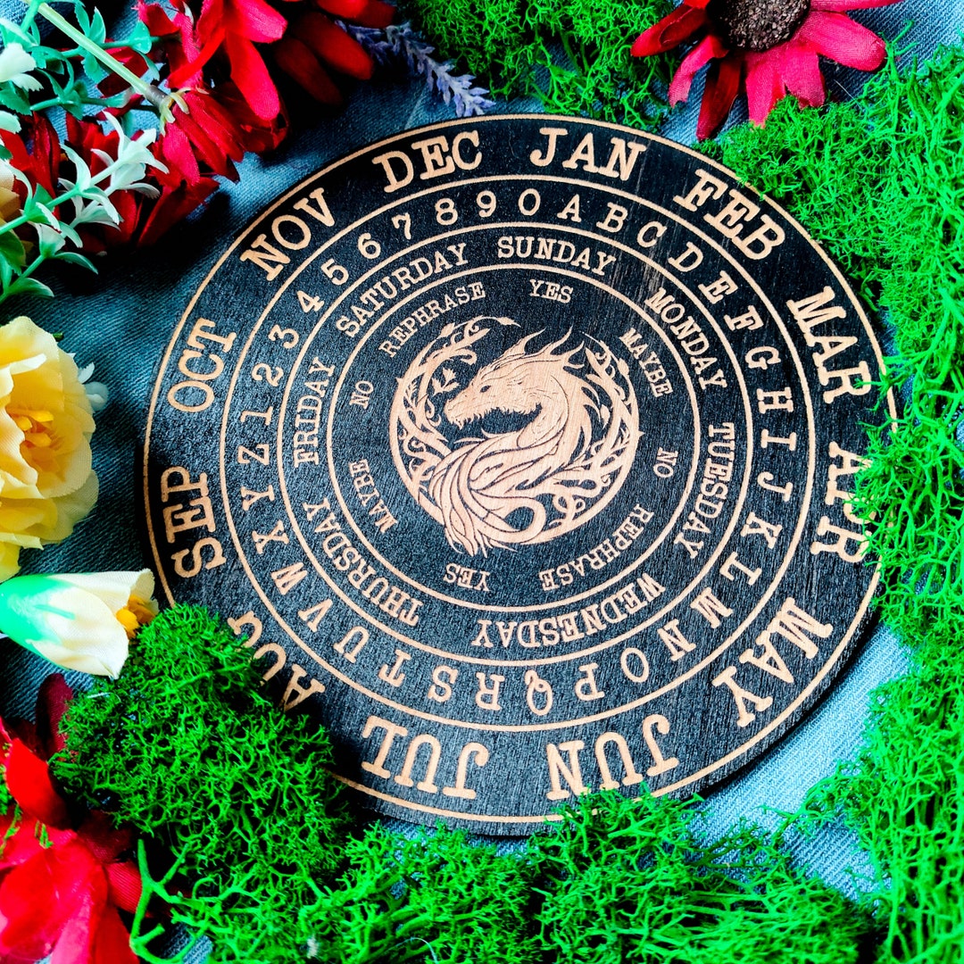 Magic Forest Dragon Pendulum Board , Spirit Board for Answers, Witchcraft Divination Tools ...