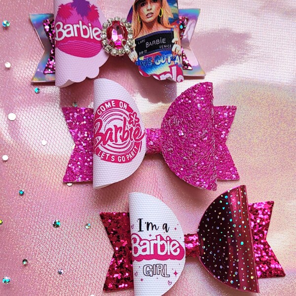 Barbie Hair Bow - Etsy
