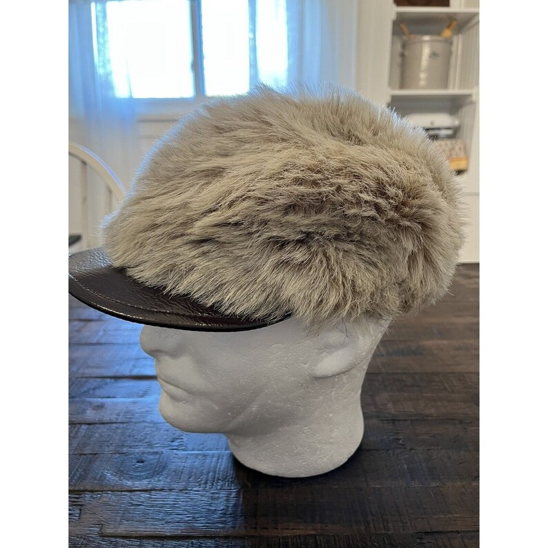 Vintage Mink Fur Baseball Cap Hat - Etsy
