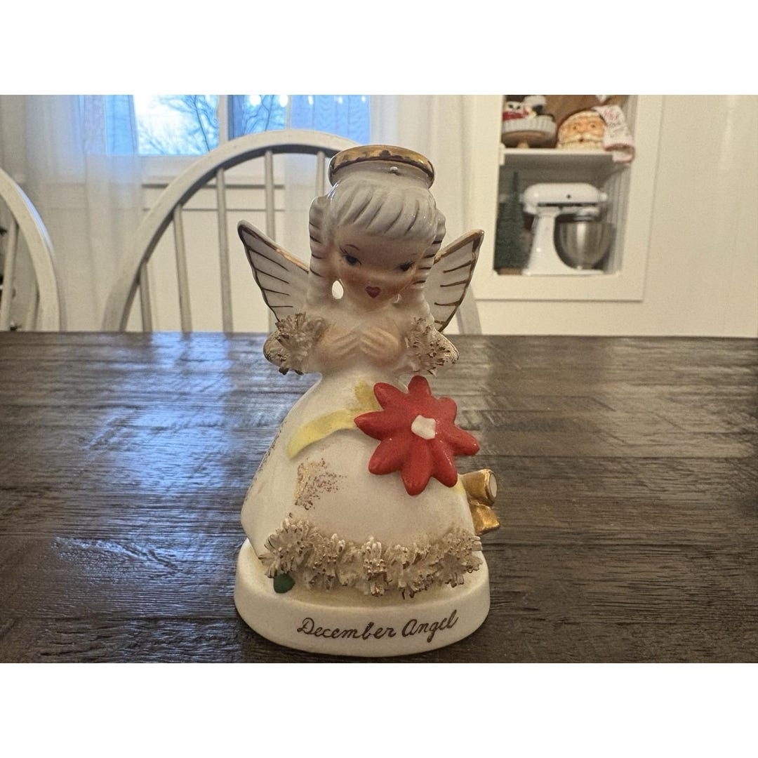 Vintage Napco December Christmas Angel Japan A1372 - Etsy