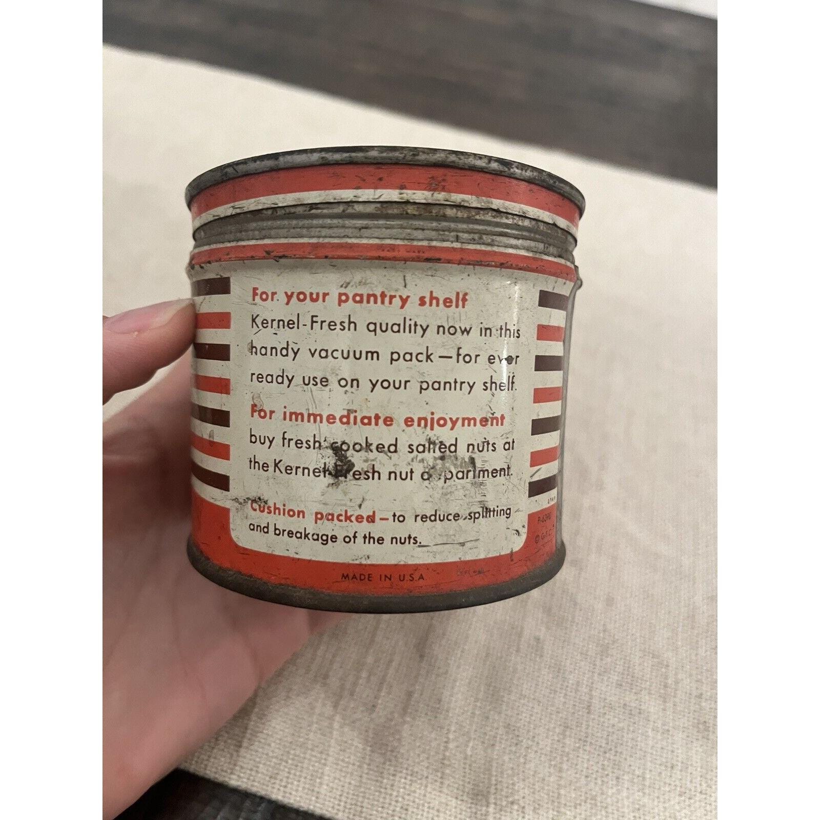 Vintage Kernel Fresh Peanuts Tin Blanched Virginia 1940’s Home Decor - Etsy