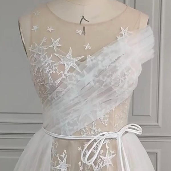 Star Wedding Dress - Etsy