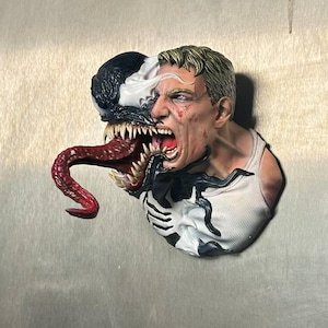 Handcrafted Venom Head Magnet – Unique 3D Printed Note Holder Christmas ...
