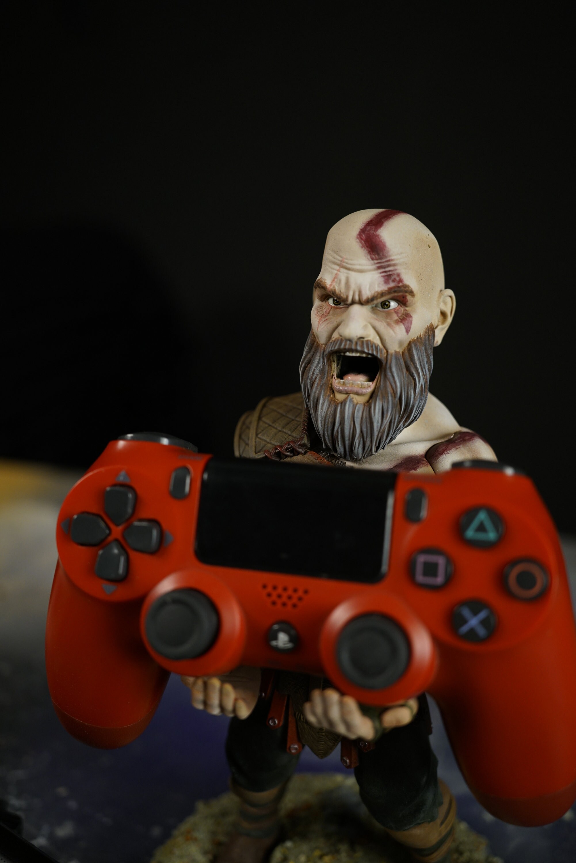 God of War / Handmade Kratos Joystick Stand / Controller Stand ...
