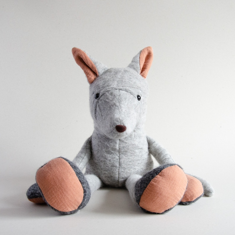 Dusty Dingo Clay - Medium Kids Plush Toy - Etsy