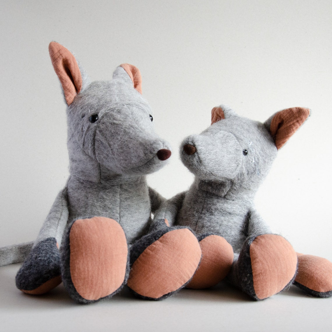 Dusty Dingo Clay - Medium Kids Plush Toy - Etsy