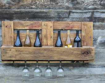 Log Wine Rack | Etsy