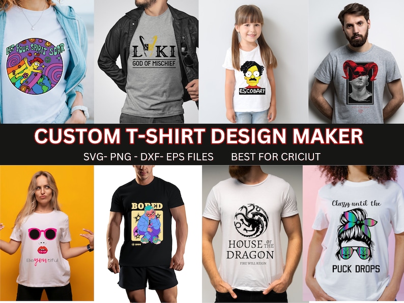 Custom Shirt Design Maker, T Shirt Svg, Personalized T-shirt Design Png ...
