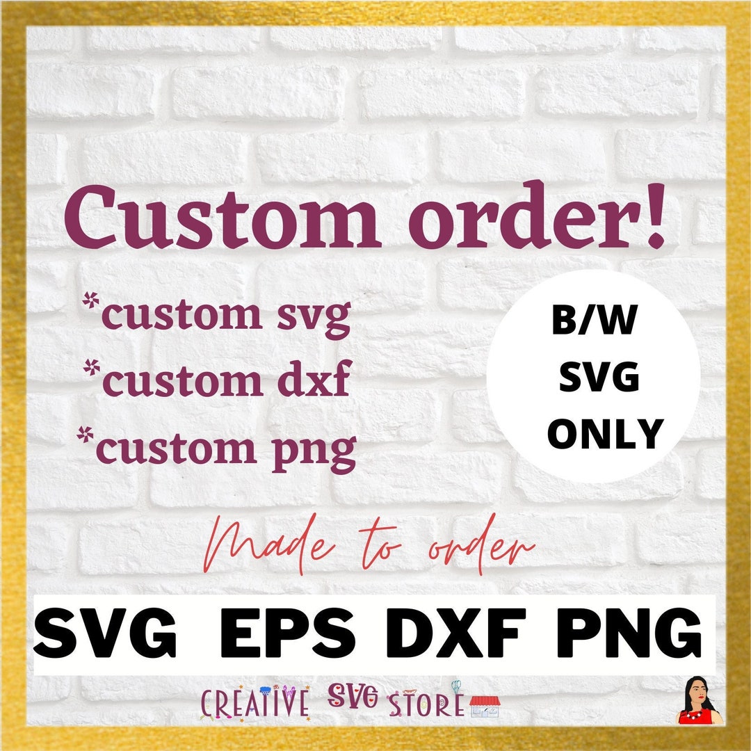 Cricut Custom Order SVG - Personalized SVG Design - Digital Download ...