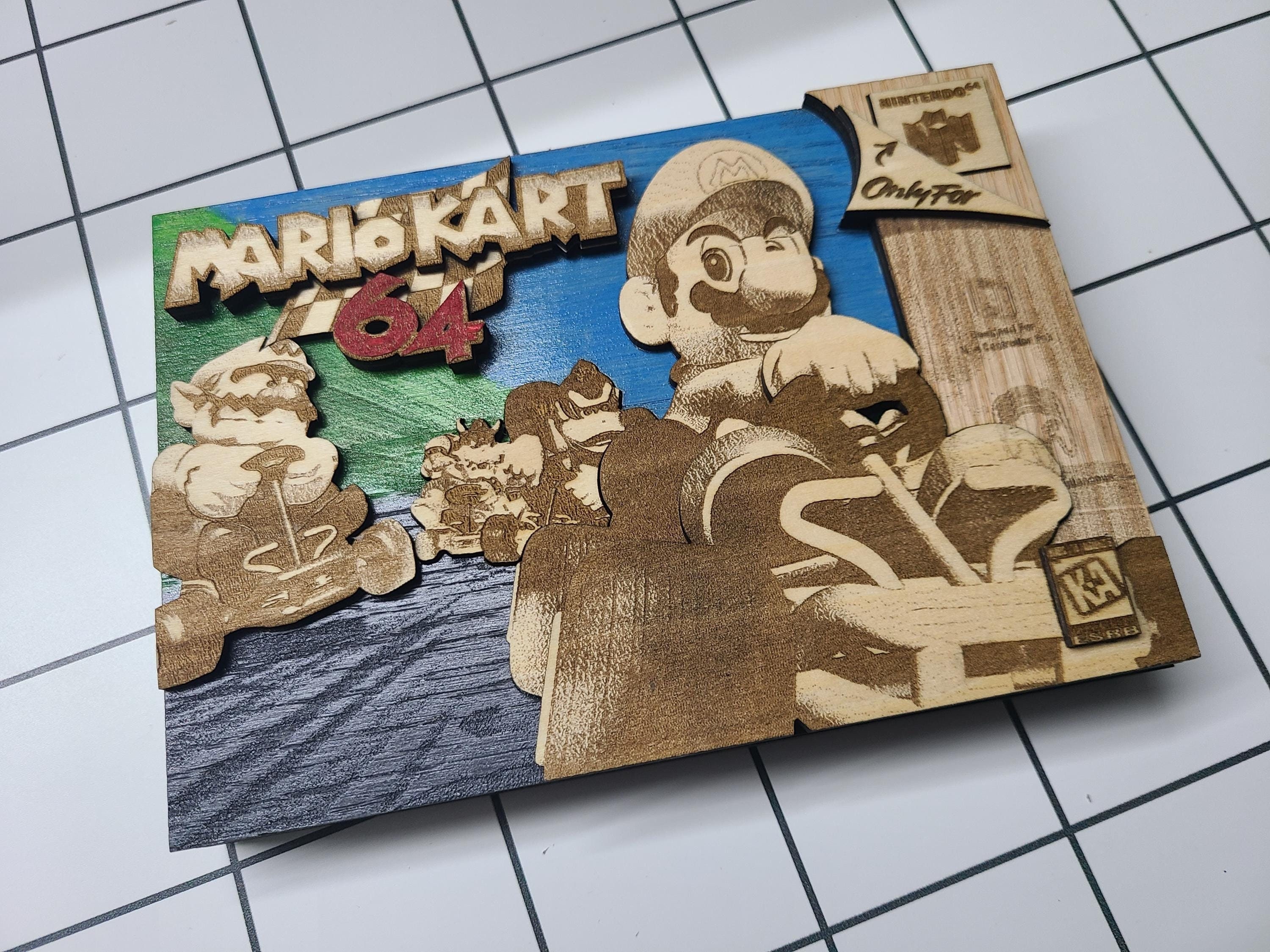 Wooden Mario Kart 64 (N64) - Etsy