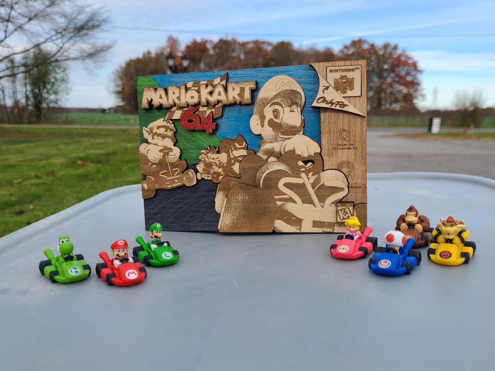 Wooden Mario Kart 64 (N64) - Etsy