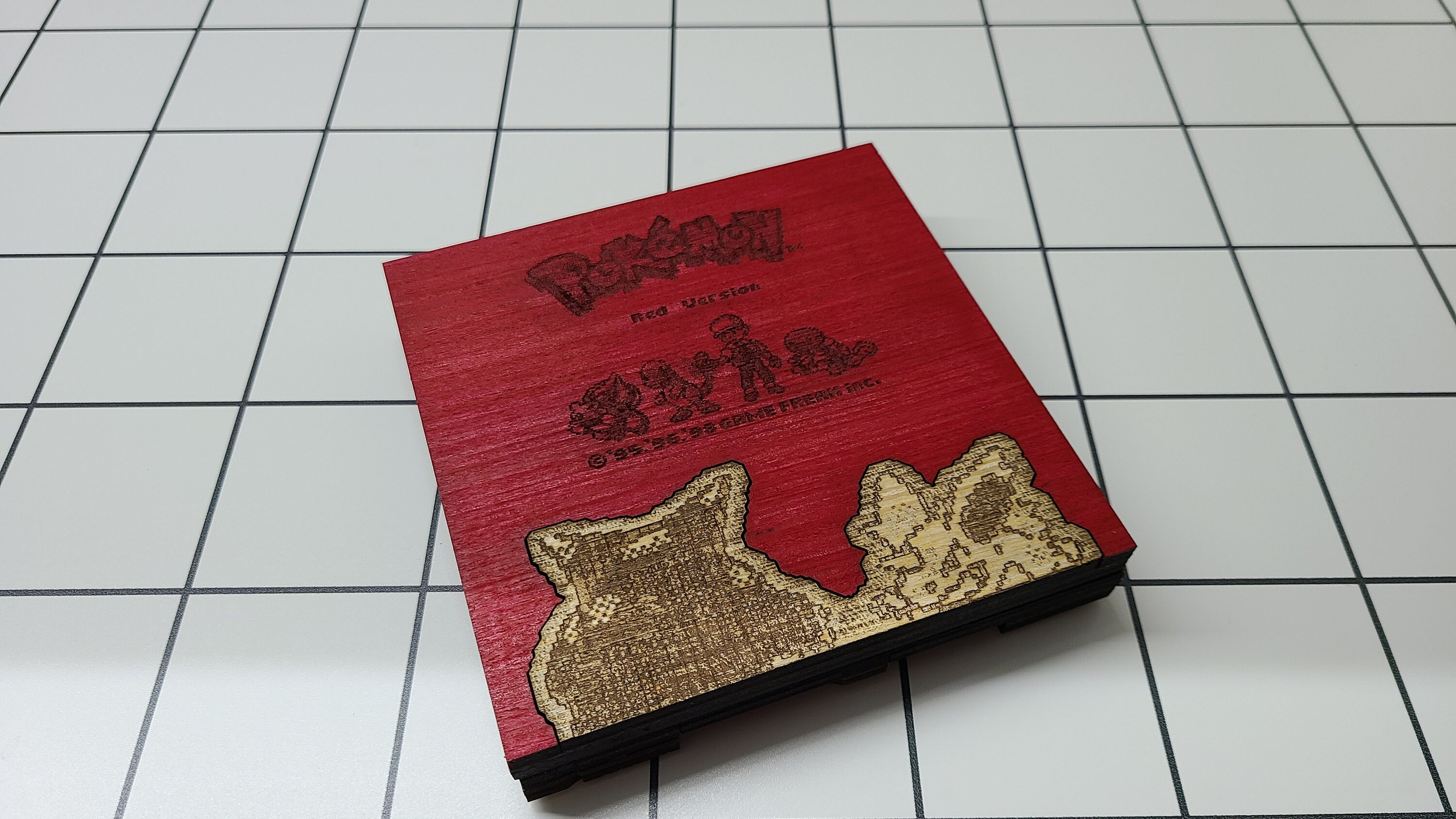 Wooden Pokemon Red Version (gameboy) - Etsy