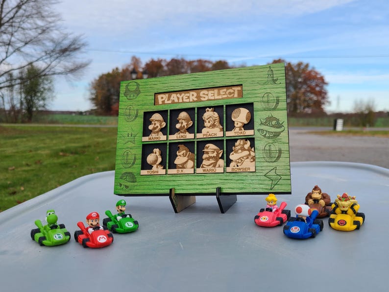 Wooden Mario Kart 64 (N64) - Etsy