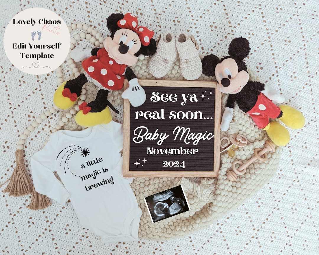 Mickey Mouse and Minnie Mouse Pregnancy Announcement |mickey and Minnie ...