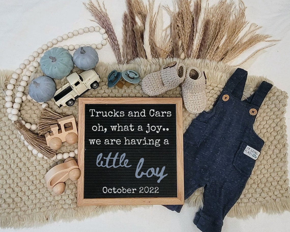 It's a Boy Gender Reveal Boy Pregnancy Announcement - Etsy