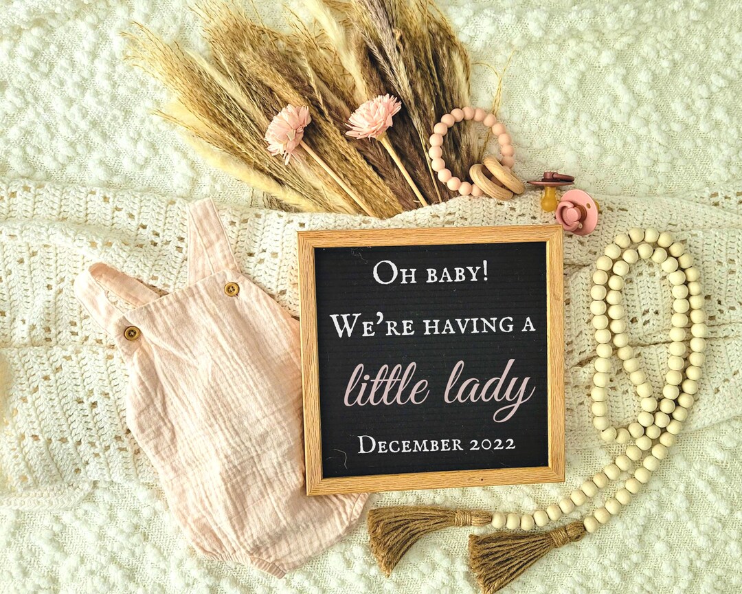 It's a Girl Gender Reveal Girl Announcement | Girl Pregnancy ...