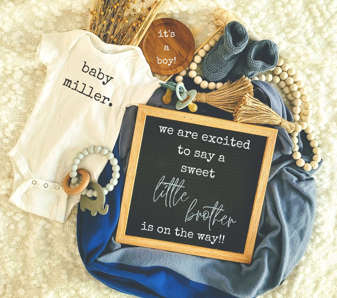 It's a Boy Gender Reveal Boy Pregnancy Announcement - Etsy