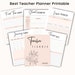 A4 TEACHER PLANNER PRINTABLE | Academic Planner| Grade Tracker|lesson ...