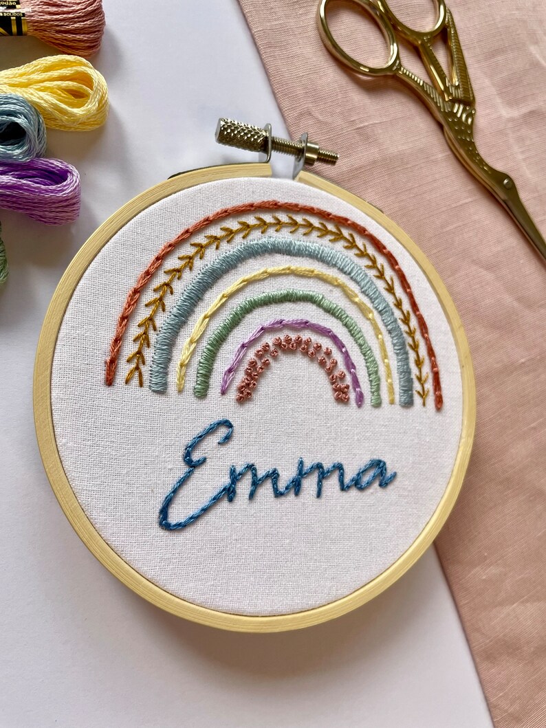 Personalised Name Embroidery Pattern – Digital Download - PDF Pattern ...