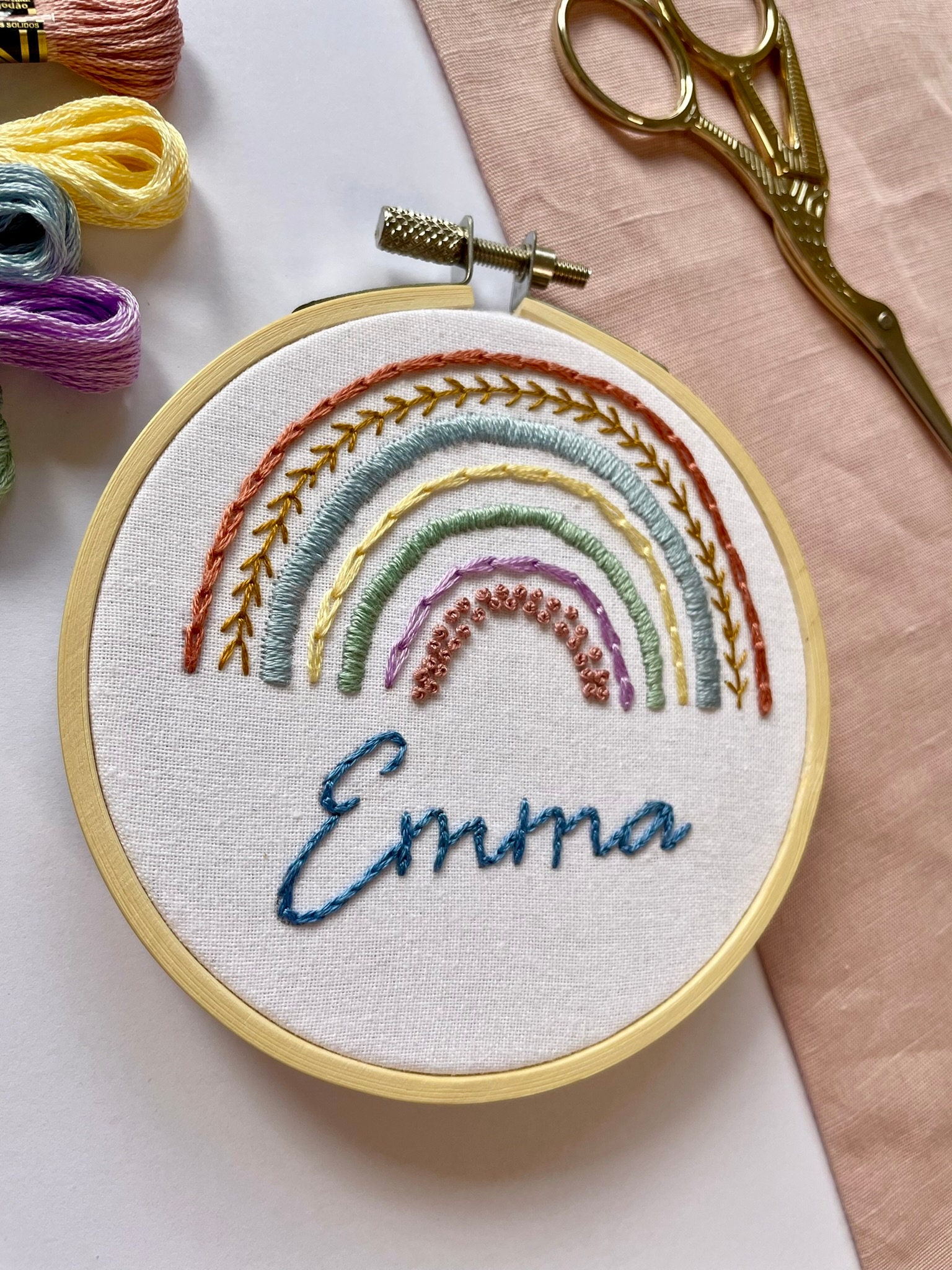 Personalised Name Embroidery Pattern – Digital Download - PDF Pattern ...